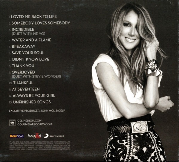 Celine Dion ‎– Loved Me Back To Life / CD 2013 Reissue VG | eBay