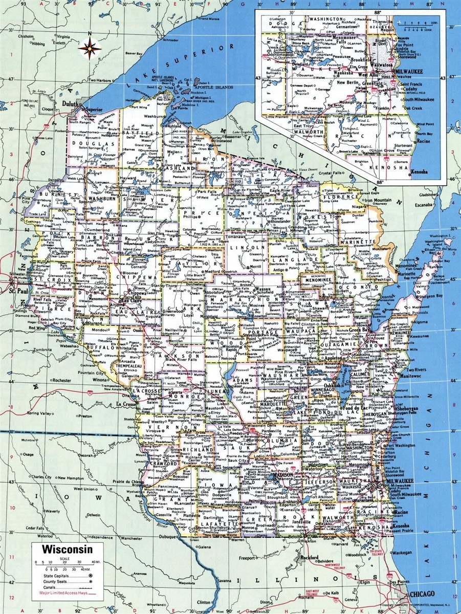 Largest County In Wisconsin By Size Final Wisconsin Census Figures,