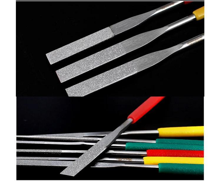 Diamond File 10pcs/Set Besdia Taiwan PTF-100 Diamond File Set for Metal ...