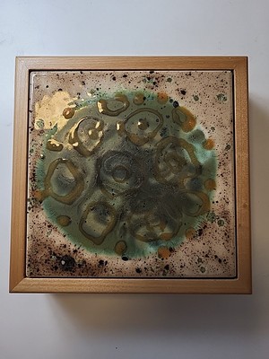 Ceramic Tile/Wood Jewelry Box | eBay