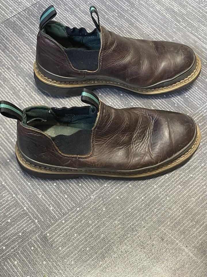 Georgia Giant Romeo Boots Brown Leather Casual Outdoor Work GR262 Men's ...