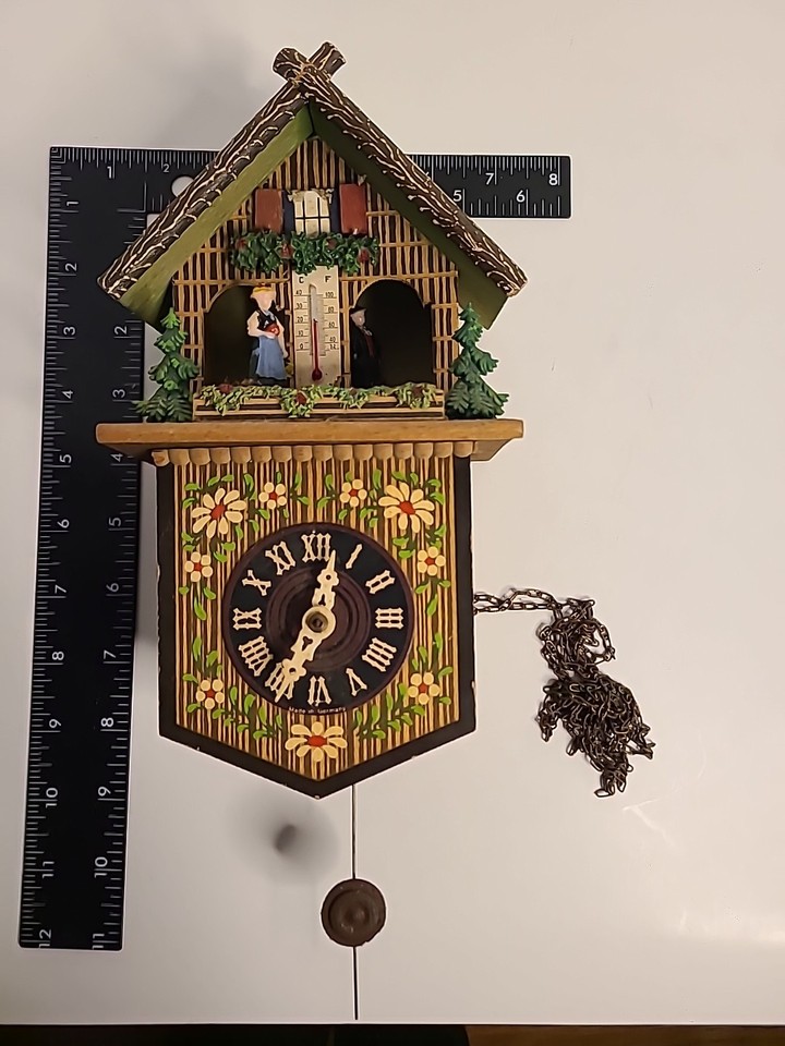 Toggili Weather Station Cuckoo Clock West Germany Parts Repair ...