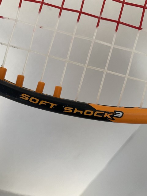 Wilson Titanium 3 Soft Shock Tennis Racquet Racket 4 1/2 Orange Black ...