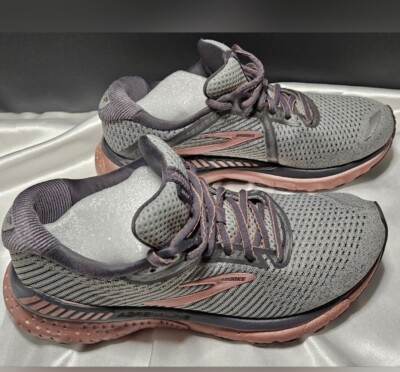 Brooks Adrenaline 20 Guide Rails Running Shoes Gray/Peach Women’s Size ...