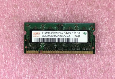 512MB HYNIX DDR2-533 PC2-4200S NON-ECC SODIMM MEMORY RAM ...