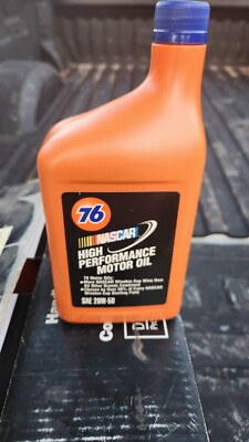 Union 76 One Quart Oil NASCAR Plastic Full Sealed Quart 20w-50 vtg | eBay