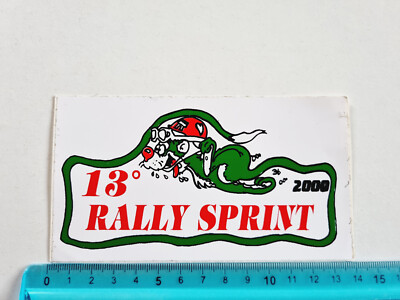 Adhesive 13° Rally Sprint 2000 Rally Sticker Original New | eBay UK