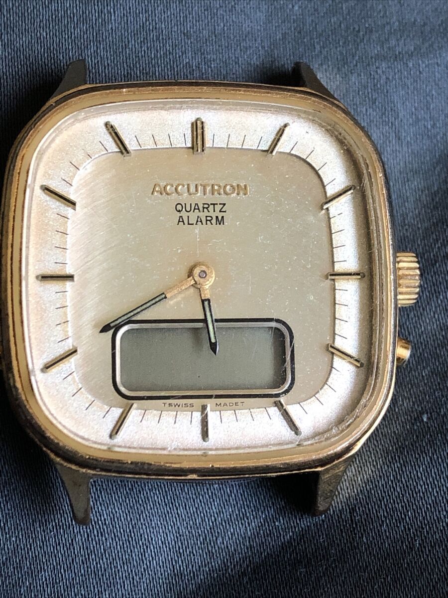 Vintage Bulova Accutron Alarm Quartz 2577.10 Watch, For Vintage Bulova Accutron Alarm Quartz 2577.10 Watch, For