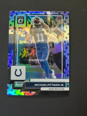 2022 Optic Michael Pittman Jr. Stars SP #84 Indianapolis Colts | eBay