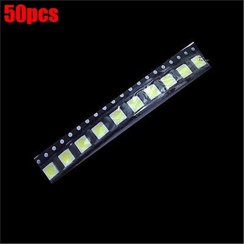 50 Pcs 3-Chips PLCC-6 5050 White Smd Ultra Bright Led New Ic eh | eBay