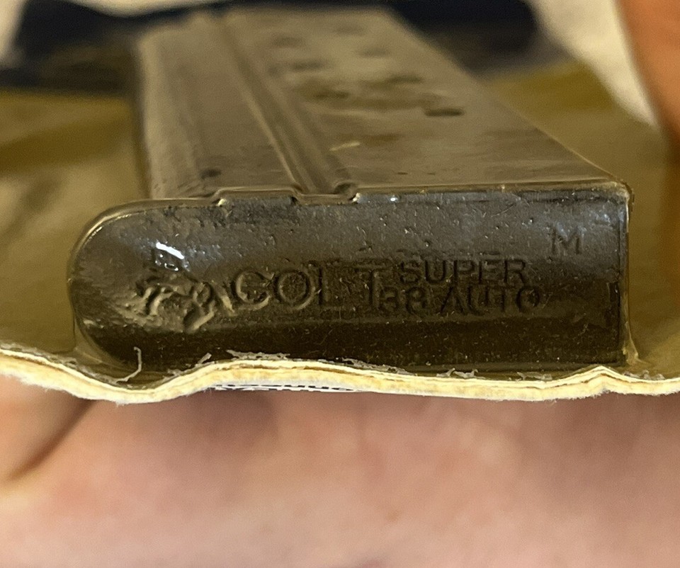 Factory Colt 1911 .38 Super Magazine New Old Stock Sealed Vintage 38 ...