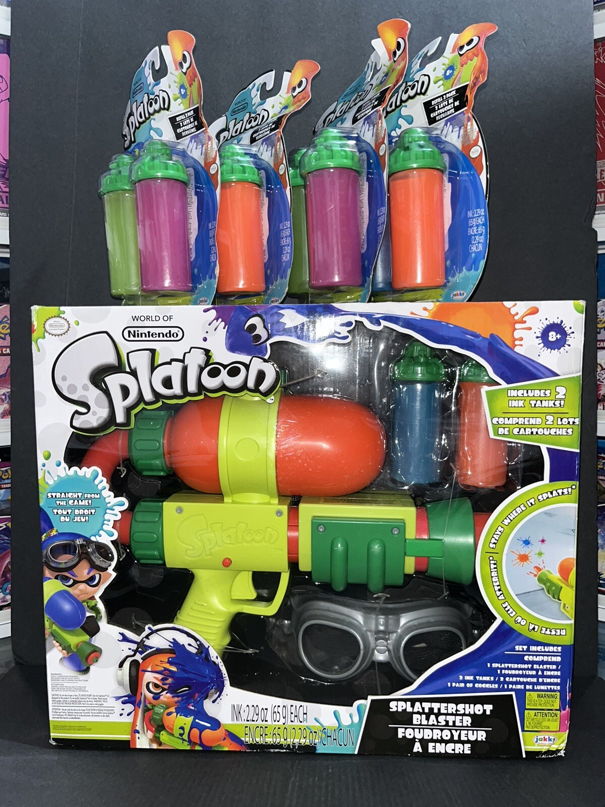 Splatoon Splattershot Blaster 2 Ink Tanks Goggles World of Nintendo for ...