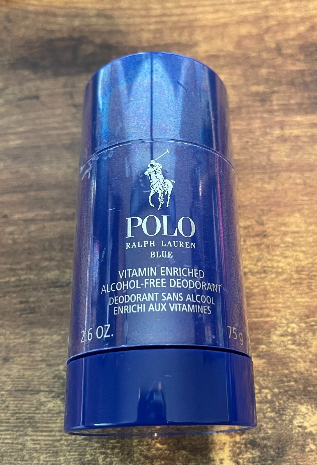 Ralph Lauren Polo Blue Deodorant Stick 2.6 Oz /75 g Men Alcohol Free ...