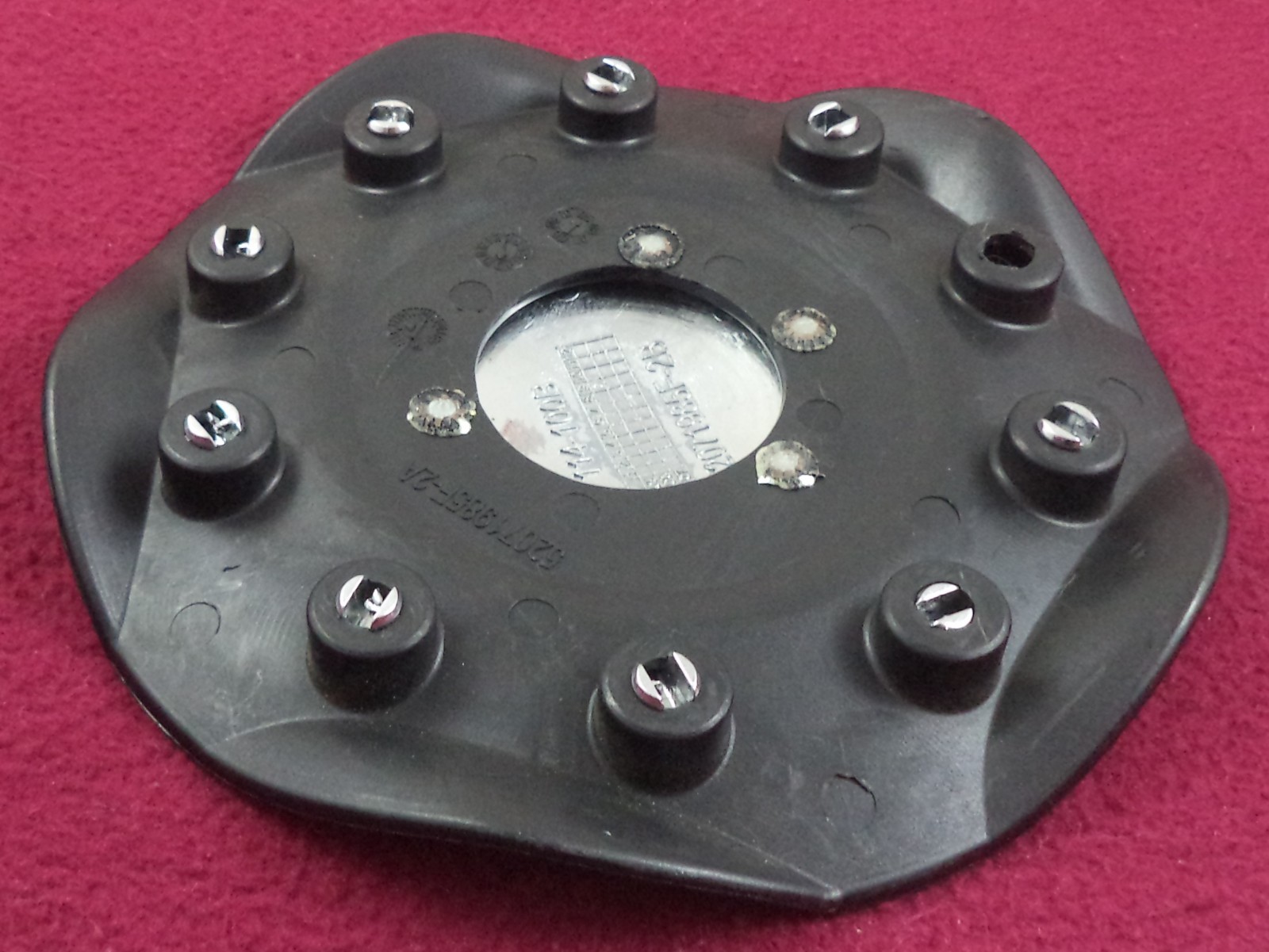 Arelli Wheels Gloss Black / Chrome Custom Wheel Center Cap # 114-100B ...