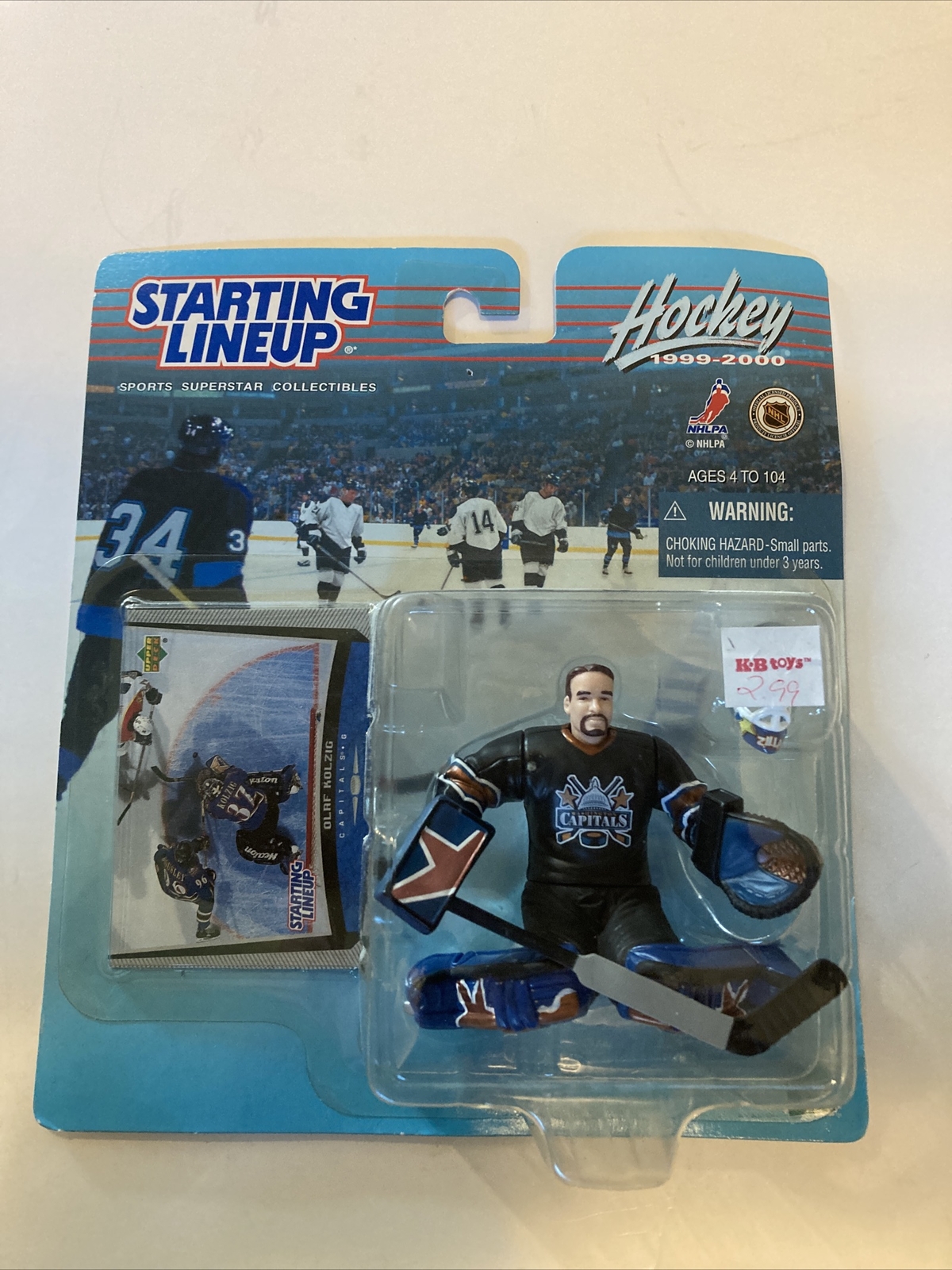 Kenner Starting Lineup 1999-2000 NHL Olaf Kolzig Washington Capitals | eBay