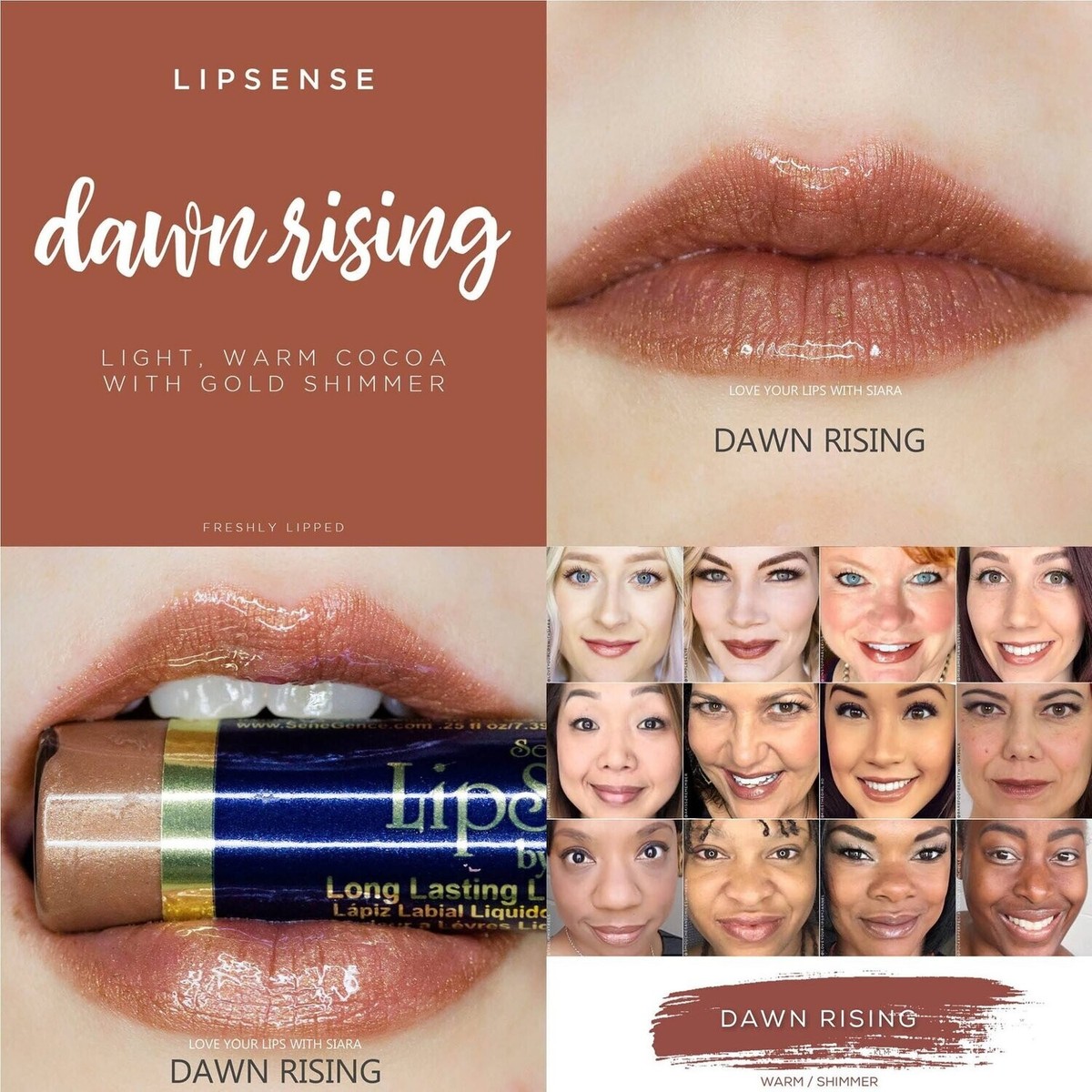 Dawn Rising Lipsense Blush Lipsense Limited Edition Lip Color Long