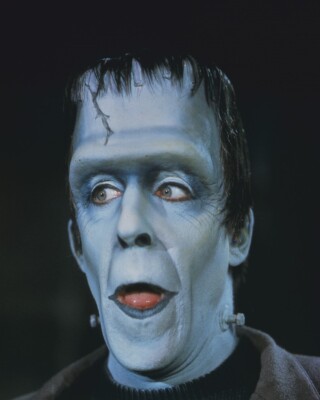 Fred Gwynne in The Munsters close up color portrait as Herman 24x36 ...