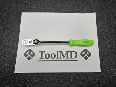 Snap-on Tools USA NOS GREEN 1/4" Drive Hard Grip Multi-Position Ratchet ...