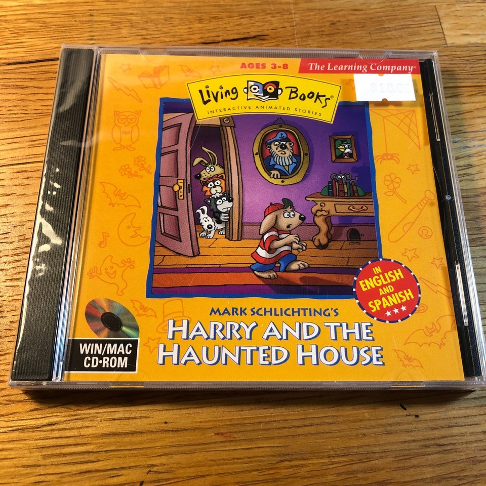 SEALED NEW Harry and the Haunted House Living Books Storybook PC CD-ROM ...
