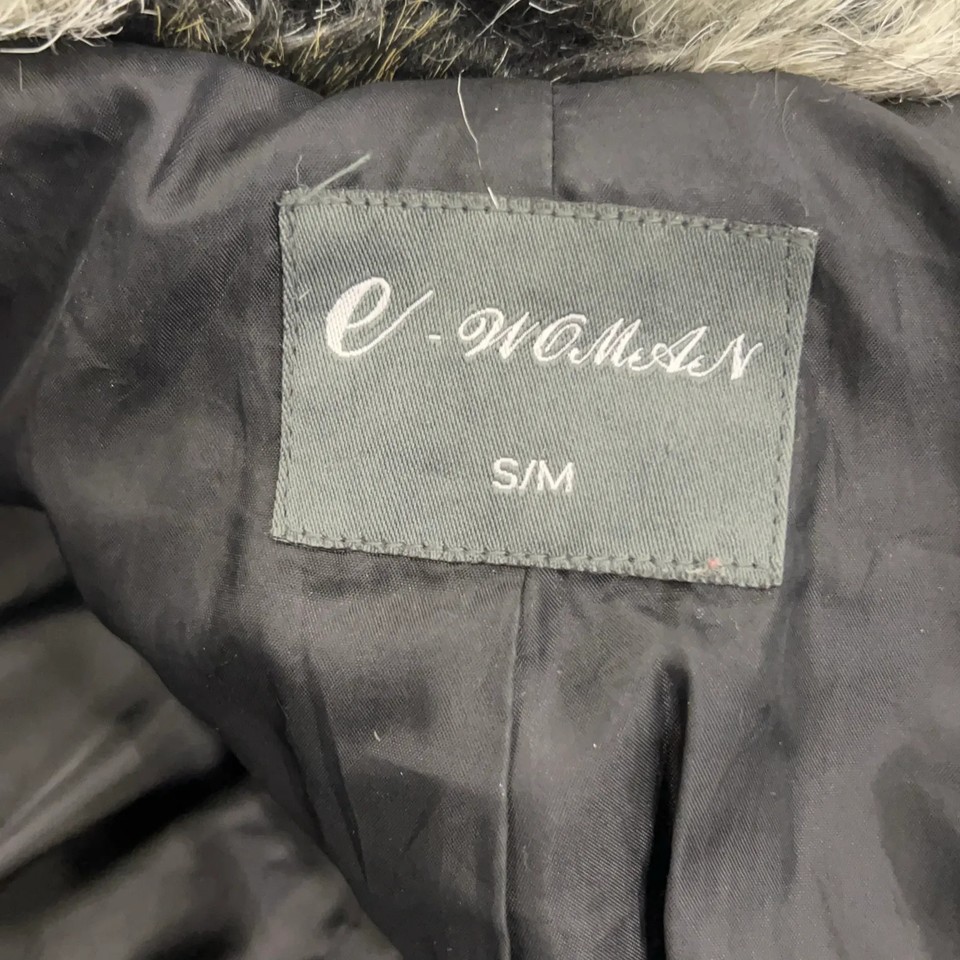 E-Woman, Jacke, Damen, Größe: S/M, Grau/Schwarz/Grün, Acryl/Polyester # ...