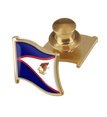 American Samoa Flag Backs Locking Pin Keepers Locking Clasp Pin Badge ...