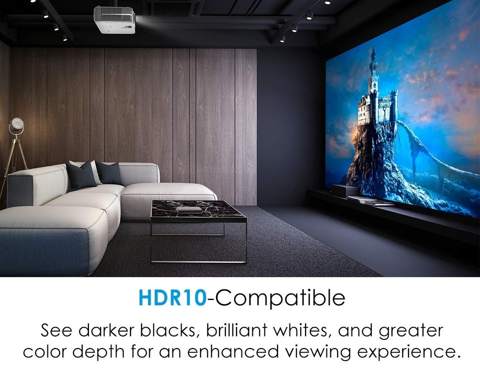Optoma UHD50 4k UHD Home Theater Projector with box -D5 1017 ...