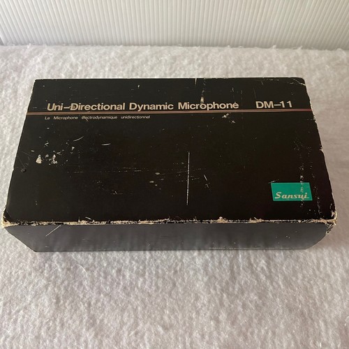 Sansui Uni-Directional Dynamic Microphone Model DM-11 Made In Japan ...