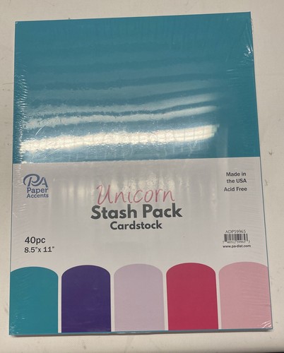 Paper Accents Stash Pack Cardstock, Unicorn, 40 Pcs | eBay