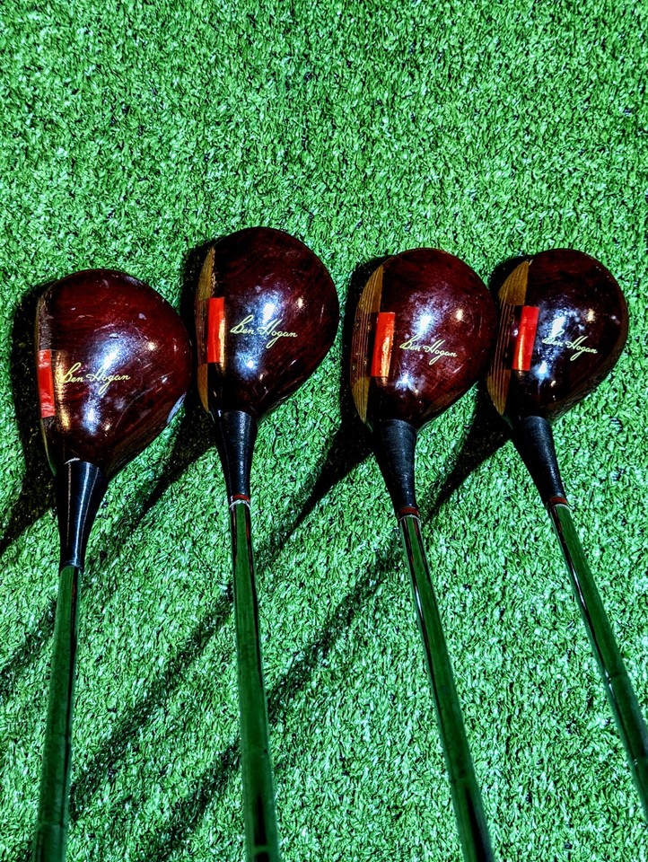 Vintage Ben Hogan Speed Slot 1, 3, 4, Woods Set RH Legend 3 Steel ...