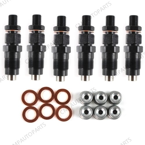SINOCMP 6Pcs/Set Diesel Fuel Injectors For Nissan Patrol GU Y61 TD42 ...