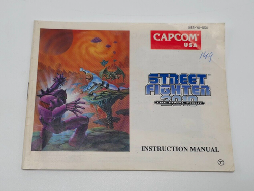Street Fighter 2010 Nintendo NES Instruction Booklet Manual USA | eBay