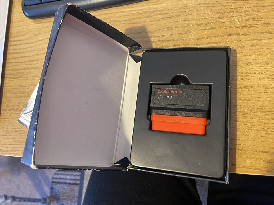 SINCLAIR ZX Spectrum 'JETPAC' Rom CARTRIDGE 16k/48k Ram Boxed Game ...