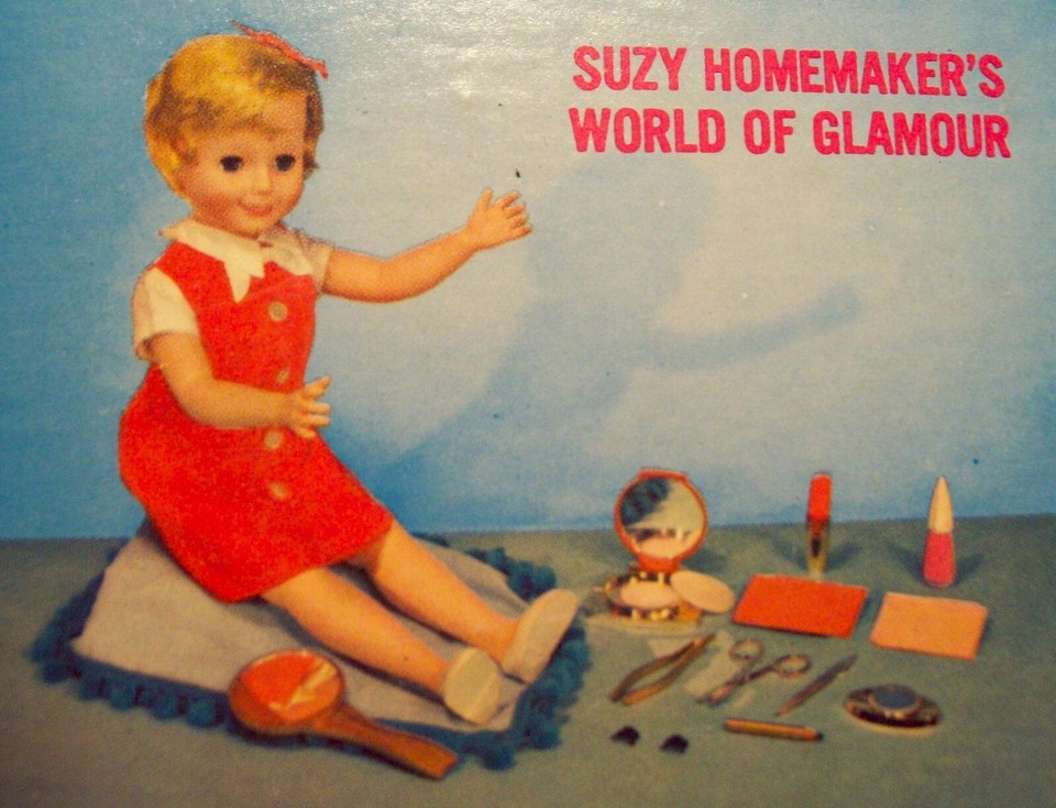 Vintage 1967 Topper/Deluxe Reading Suzy Homemaker Doll Playset in Box ...