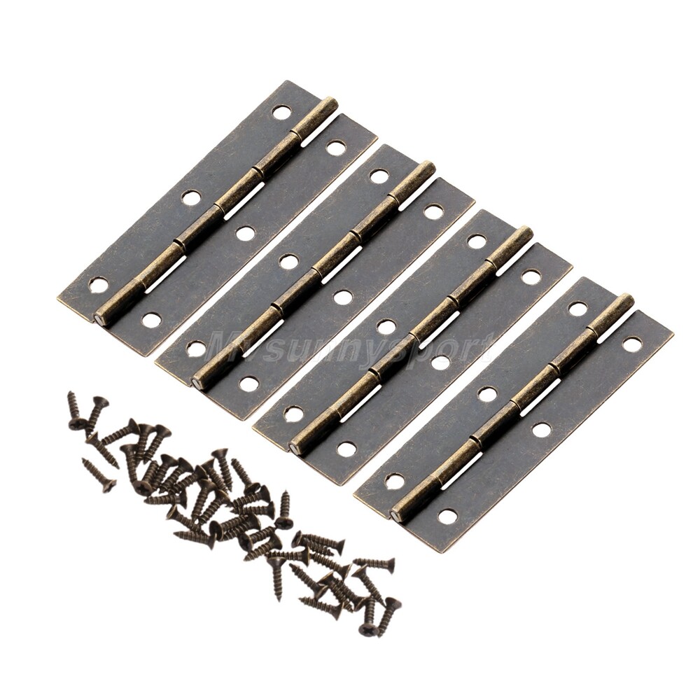 4pcs Furniture Door Hinges Cupboard Wardrobe Cabinet Hinge Hardware ...