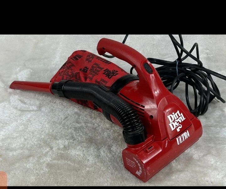 Dirt Devil by Royal Ultra Red Electric Hand Vac Handheld Vacuum Cleaner ...