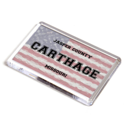 FRIDGE MAGNET - Carthage - Jasper, Missouri - USA Flag | eBay UK