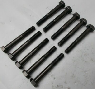 Hex Head Bolt M8 8mm - 1.25 x 60 Long "10 Bolts" Grade 10.9 M8-1.25x60 ...