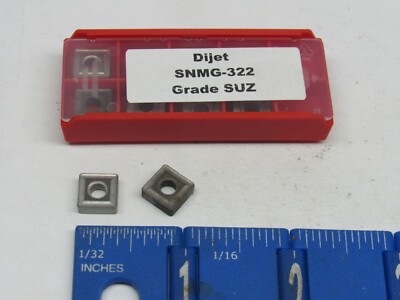 DIJET SNMG-322 CARBIDE INSERTS, GRADE SUZ (10) PCS NEW | eBay