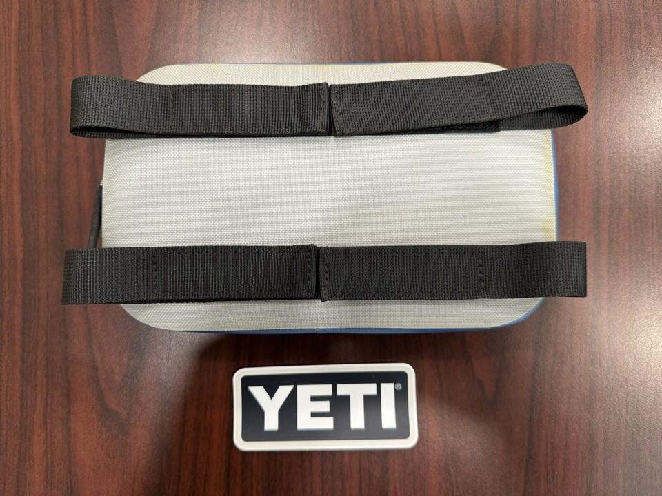 YETI Original FIRST GEN Zipper Sidekick Pouch - Fog Gray / Tahoe Blue ...