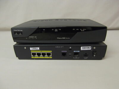 Cisco 870 Series 4-Port Wired ADSL Router - PSTN, ISDN | eBay