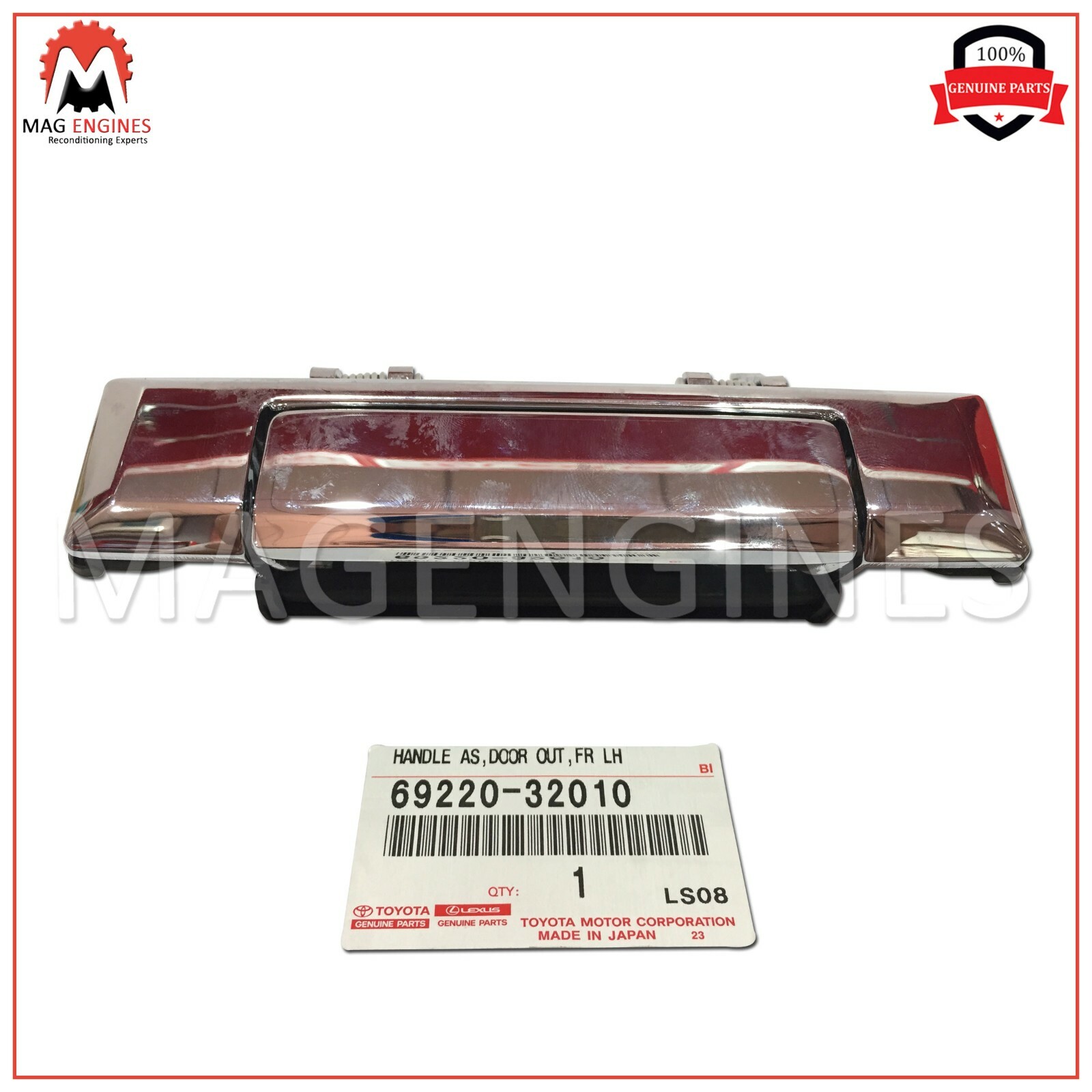 69220-32010 GENUINE OEM HANDLE ASSY, FRONT DOOR OUTSIDE, LH 6922032010 ...