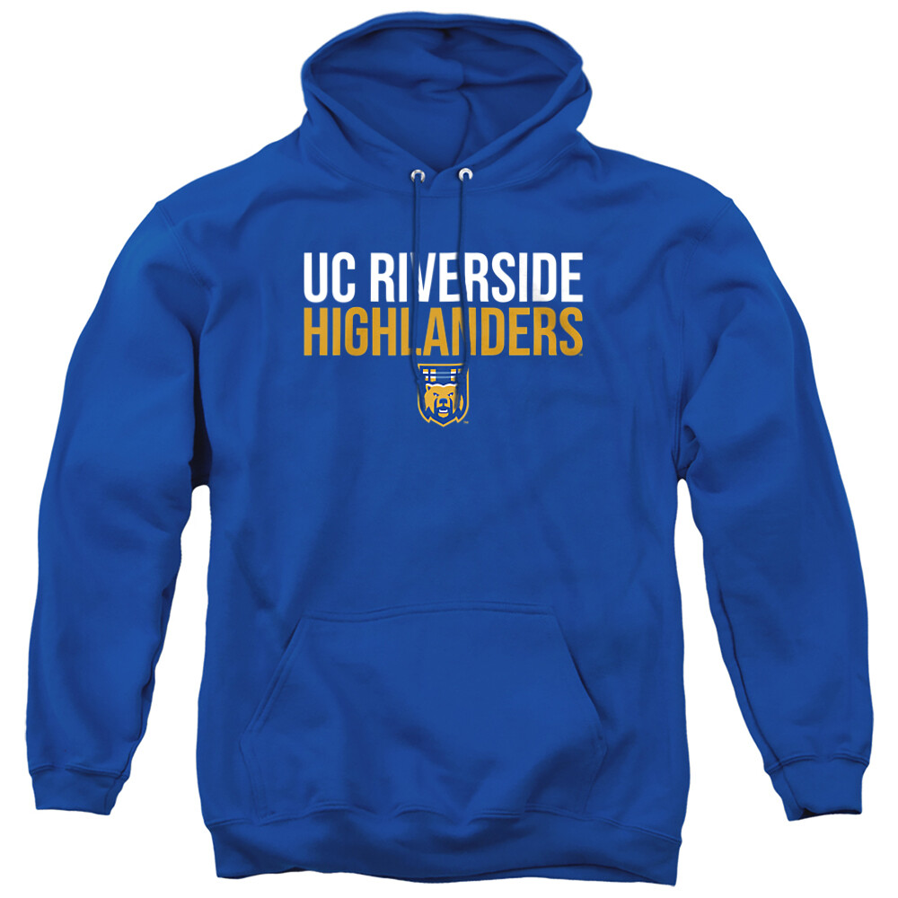UC Riverside Adult Pullover Hoodie Stacked, Royal Blue, S-3XL | eBay