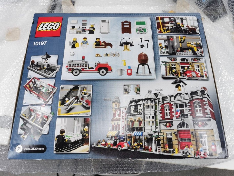 LEGO 10197 Creator Expert Modular Buildings Fire Brigade 2009 Retired ...