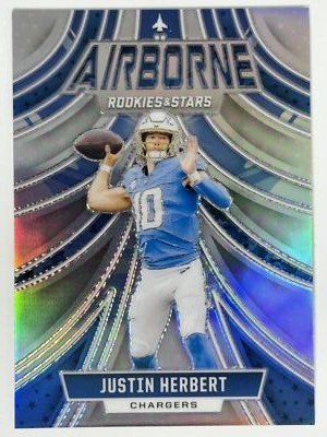 Justin Herbert 2024 Panini Rookies & Stars AIRBORNE SILVER #A-JHT | eBay