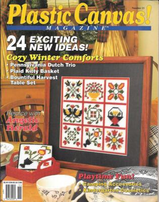 Plastic Canvas Magazine - Number 23 - Nov/Dec 1992 Needlepoint - 24 ...