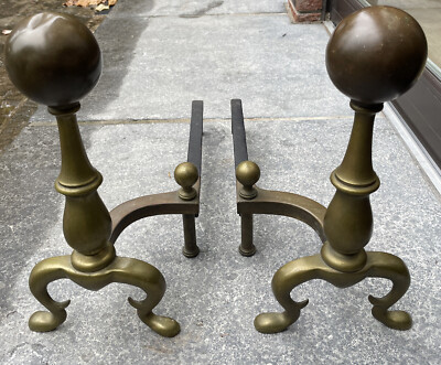 Fireplaces & Mantels - Fireplace Andirons Fire Dogs