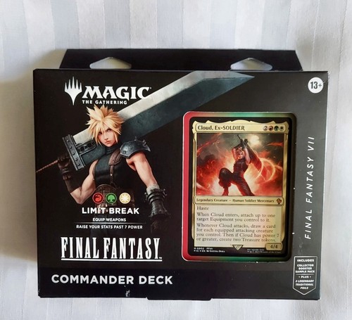Magic The Gathering: Final Fantasy Cloud - Limit Break Commander Deck ...