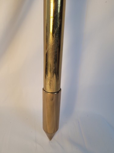 Antique Brass Farm Grain Probe Burrows Equipment Co Evanston Illinois ...