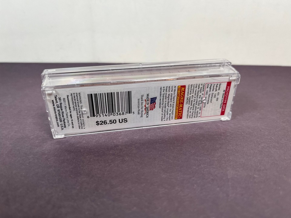 Micro Trains N Scale Box Car 05900161 NATIONAL PACKING COMPANY MERX 455 ...