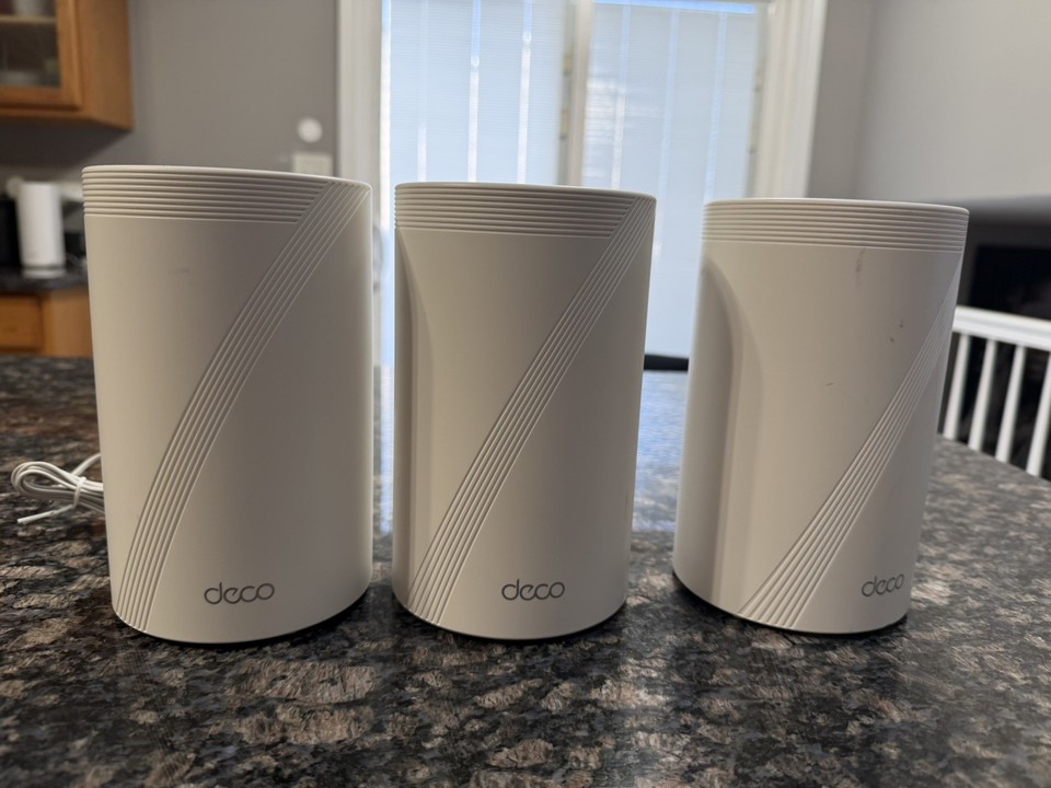 TP-LINK Deco BE63 BE10000 Wireless Tri-Band 2.5G 3-Piece Whole Home ...